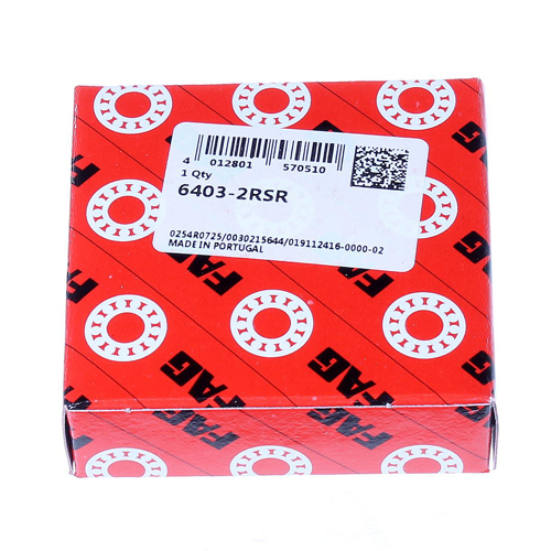 FAG 6403.2RSR Deep Groove Ball Bearing 17 mm Rubber Seal 2 sides for ...