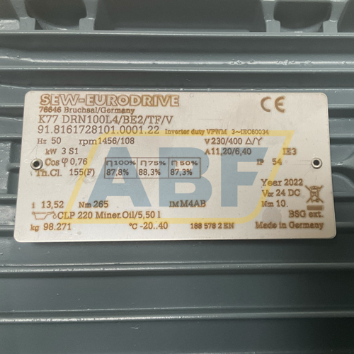 K77DRN100L4/BE2/TF/V SEW-EURODRIVE • ABF Store